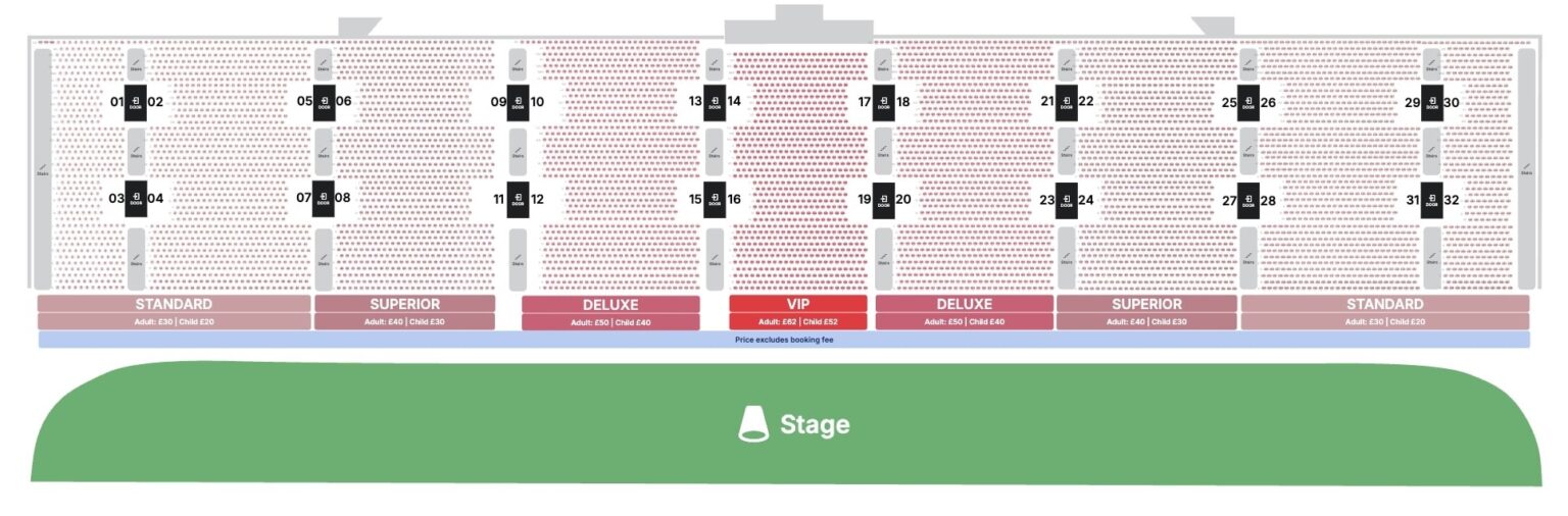 Seating plan - Kynren